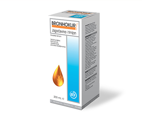 SIRUP BRONHOKLIR JAGORČEVINA + TIMIJAN 200ml | Oaza zdravlja | Akcija ...