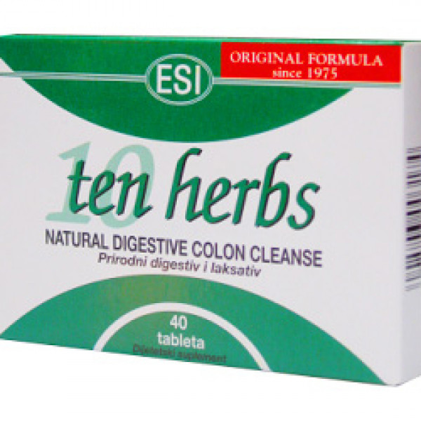 TEN HERBS 40 tableta | Oaza zdravlja | Akcija & Cena