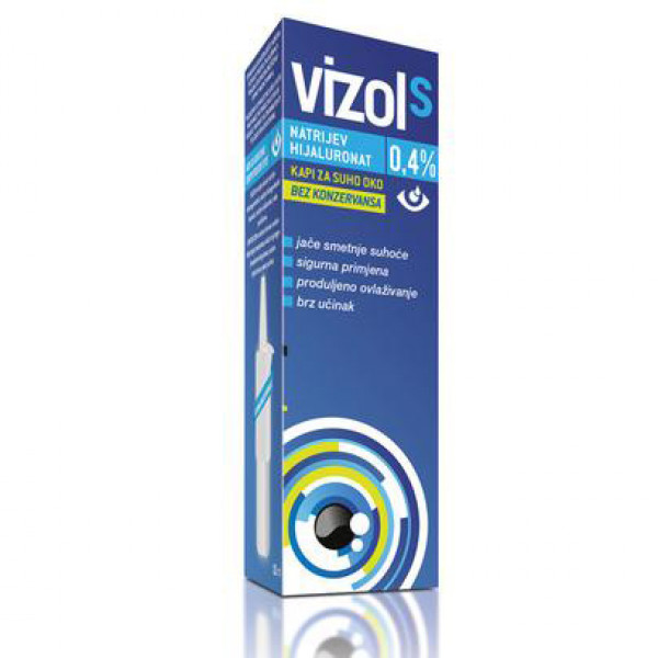 VIZOL S KAPI ZA OČI 0.4% 10ml | Oaza zdravlja | Akcija & Cena