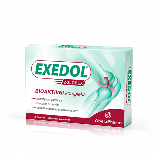 ZGLOBEX EXEDOL 20 kapsula | Oaza zdravlja | Akcija & Cena