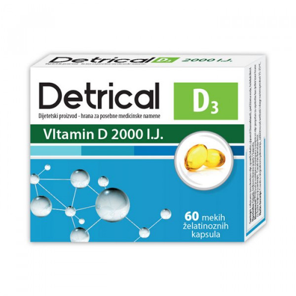 DETRICAL 2000 softgel kapsule 60kom | Oaza zdravlja | Akcija & Cena