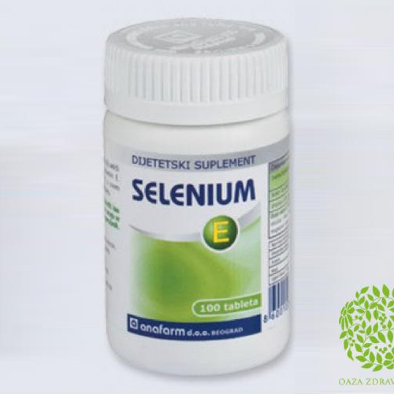ANAFARM SELENIUM E 100 tableta | Oaza zdravlja | Akcija & Cena