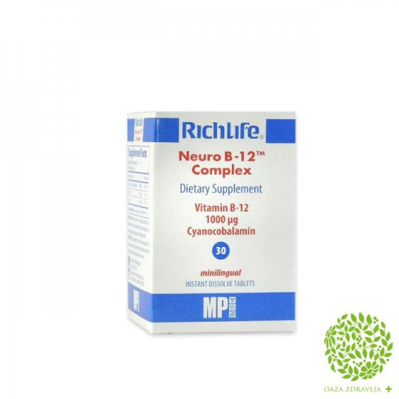 RICHLIFE NEURO B12 COMPLEX 30 tableta | Oaza zdravlja | Akcija & Cena
