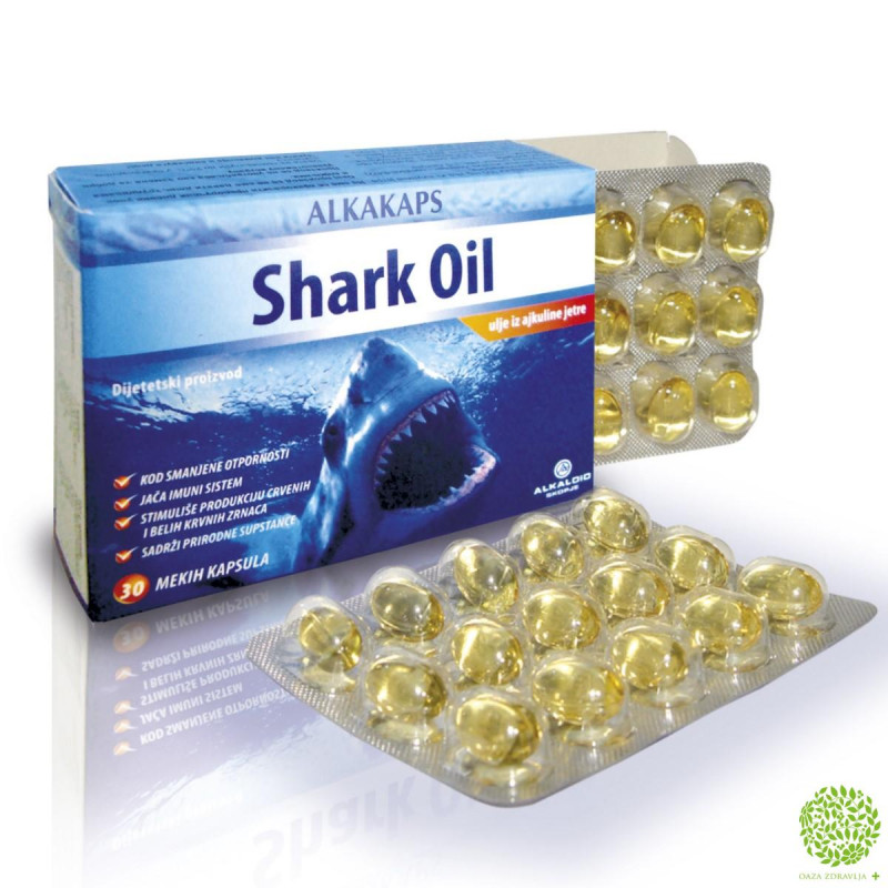 SHARK OIL AKAKAPS 30 kapsula | Oaza zdravlja | Akcija & Cena