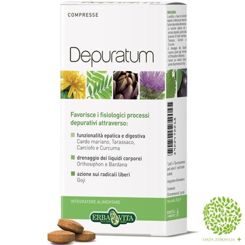 DEPURATUM 30 tableta | Oaza zdravlja | Akcija & Cena