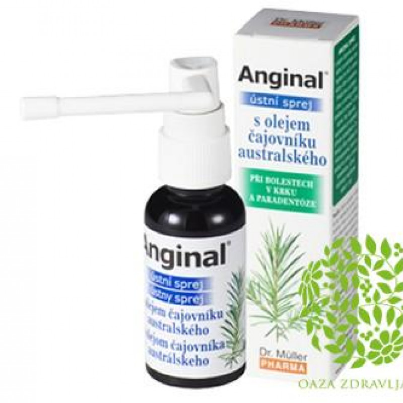 ANGINAL SPREJ ZA USTA SA ULJEM ČAJEVCA 30ml | Oaza zdravlja | Akcija & Cena