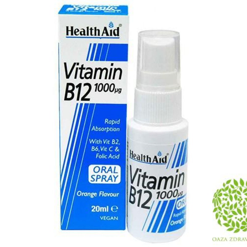 VITAMIN B12 U SPREJU 1000mcg | Oaza zdravlja | Akcija & Cena