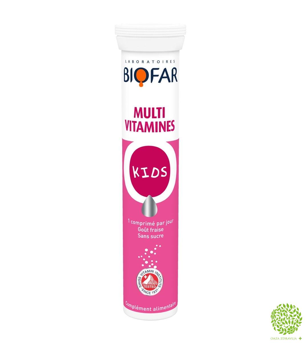 KIDS MULTIVITAMINI 20 šumećih tableta | Oaza zdravlja | Akcija & Cena
